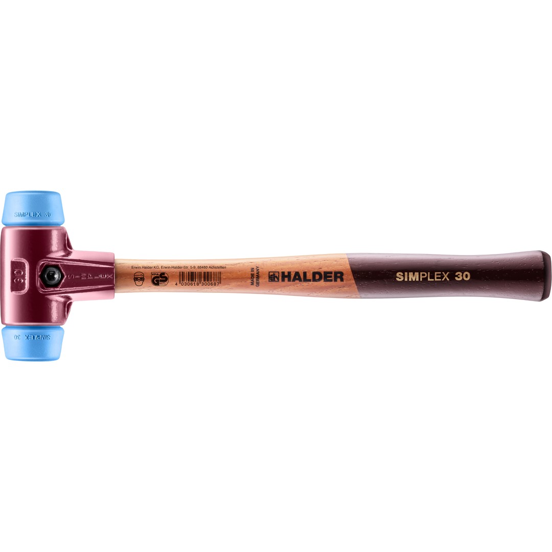 SIMPLEX-Schonhammer, TPE-soft; mit Tempergussgehäuse und hochwertigem ...